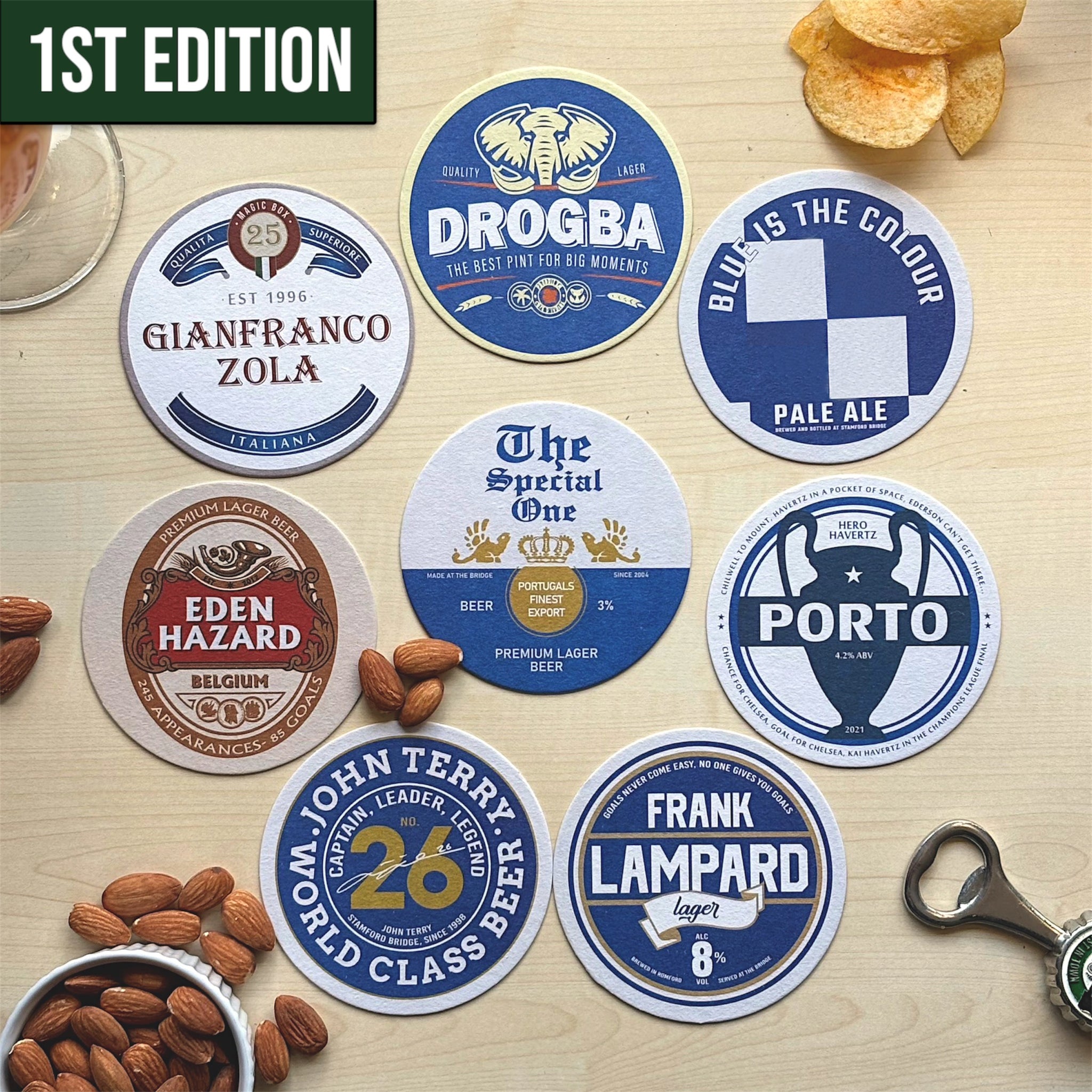 Chelsea Beer Mats – Halftimeclub.co