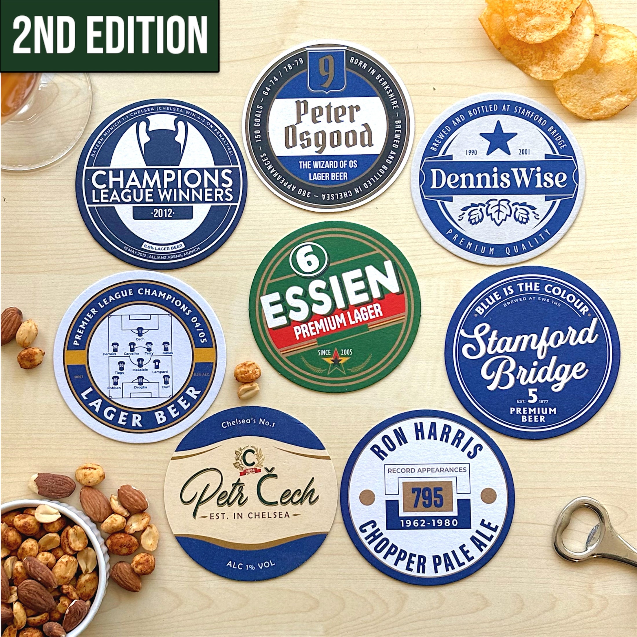 Chelsea Beer Mats – Halftimeclub.co
